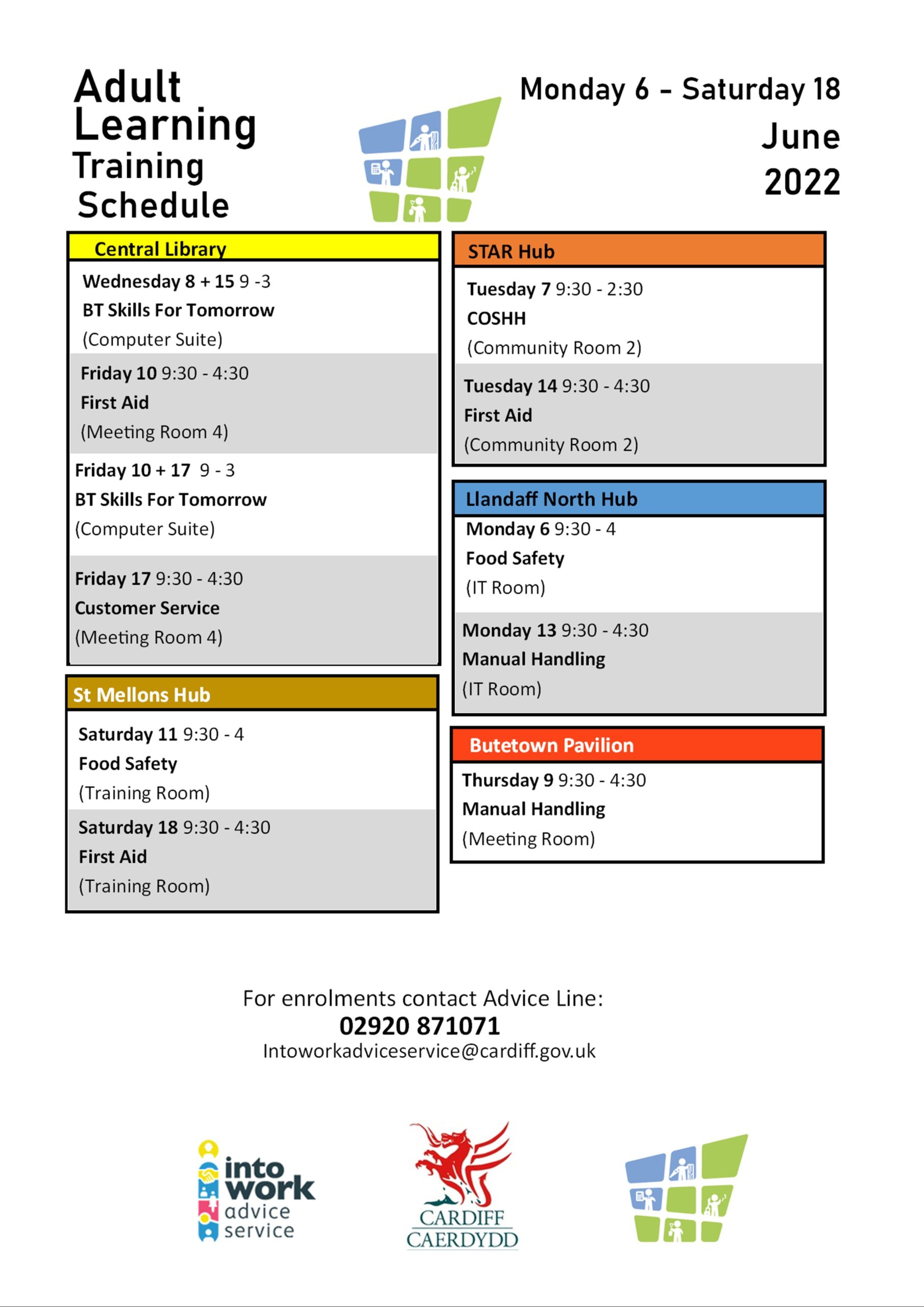 Adult Learning – In Person June – SRCDC