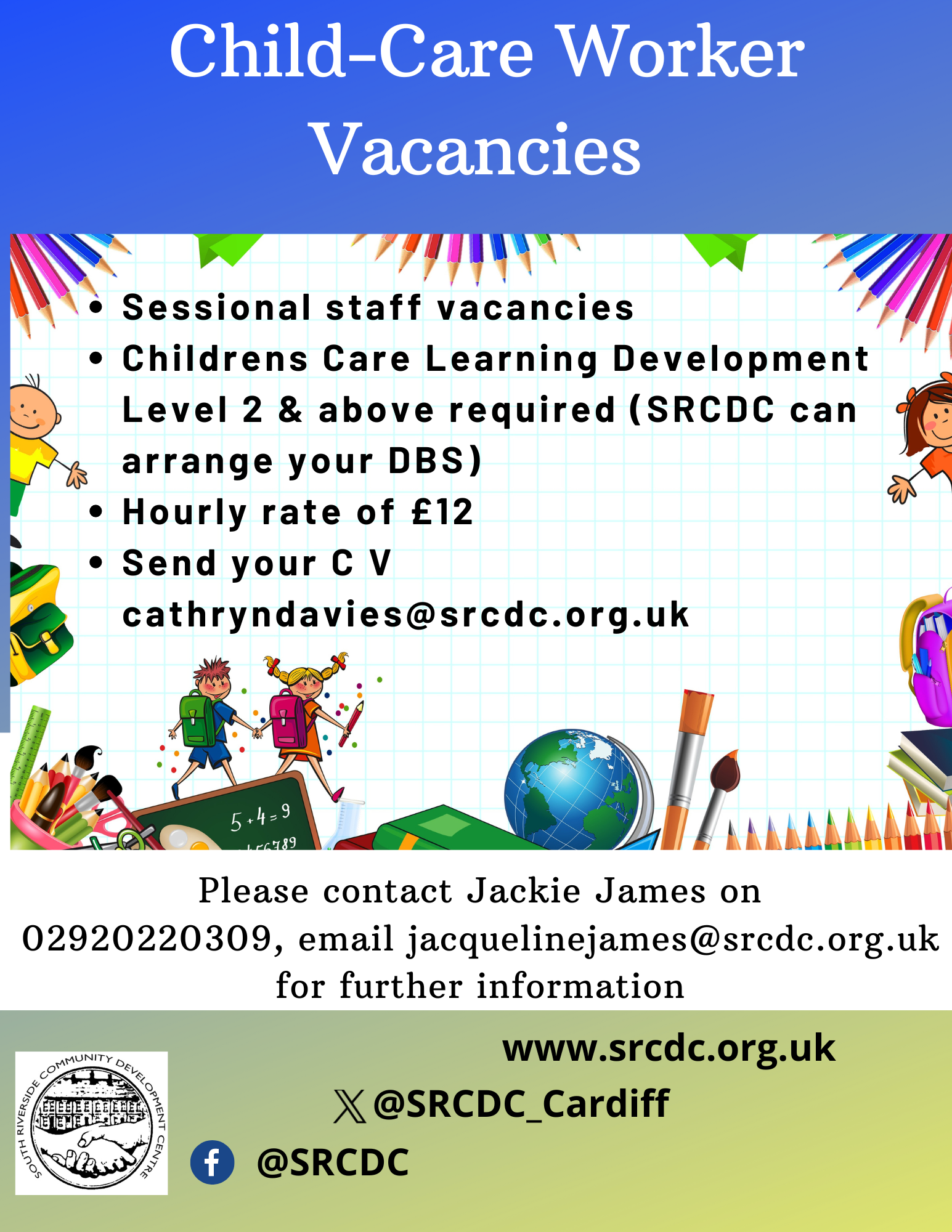 Childcare Advert & Timetable – SRCDC